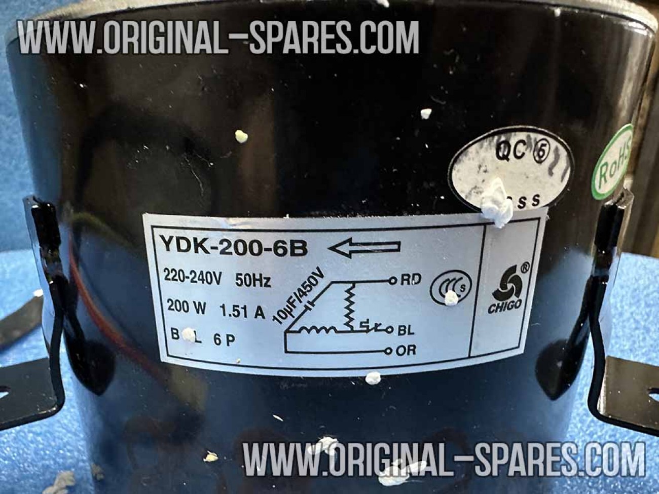 Купити Мотор YDK-200-6B зовнішнього блоку кондиціонера за ціною 1 100 грн. від виробника